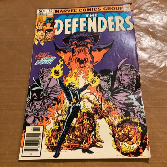 Marvel | Other | Marvel The Defenders 96 Ghost Rider Vintage | Poshmark